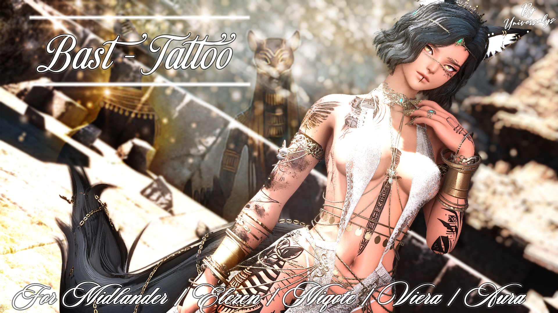 Bast - Tattoo - Bibo - The Glamour Dresser : Final Fantasy XIV Mods and More