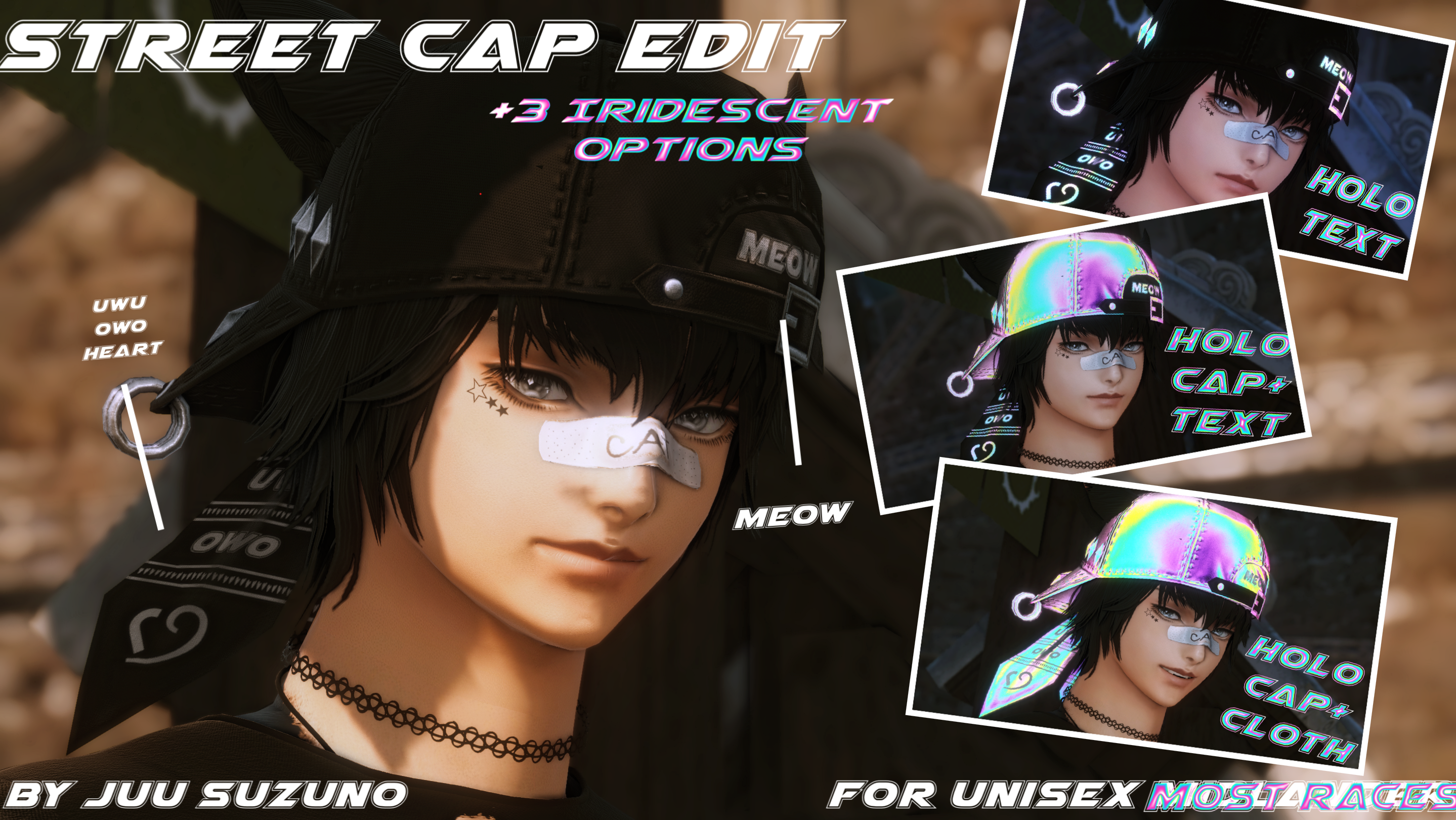 [JS] Street Cap Edit (+Holo Options) – The Glamour Dresser