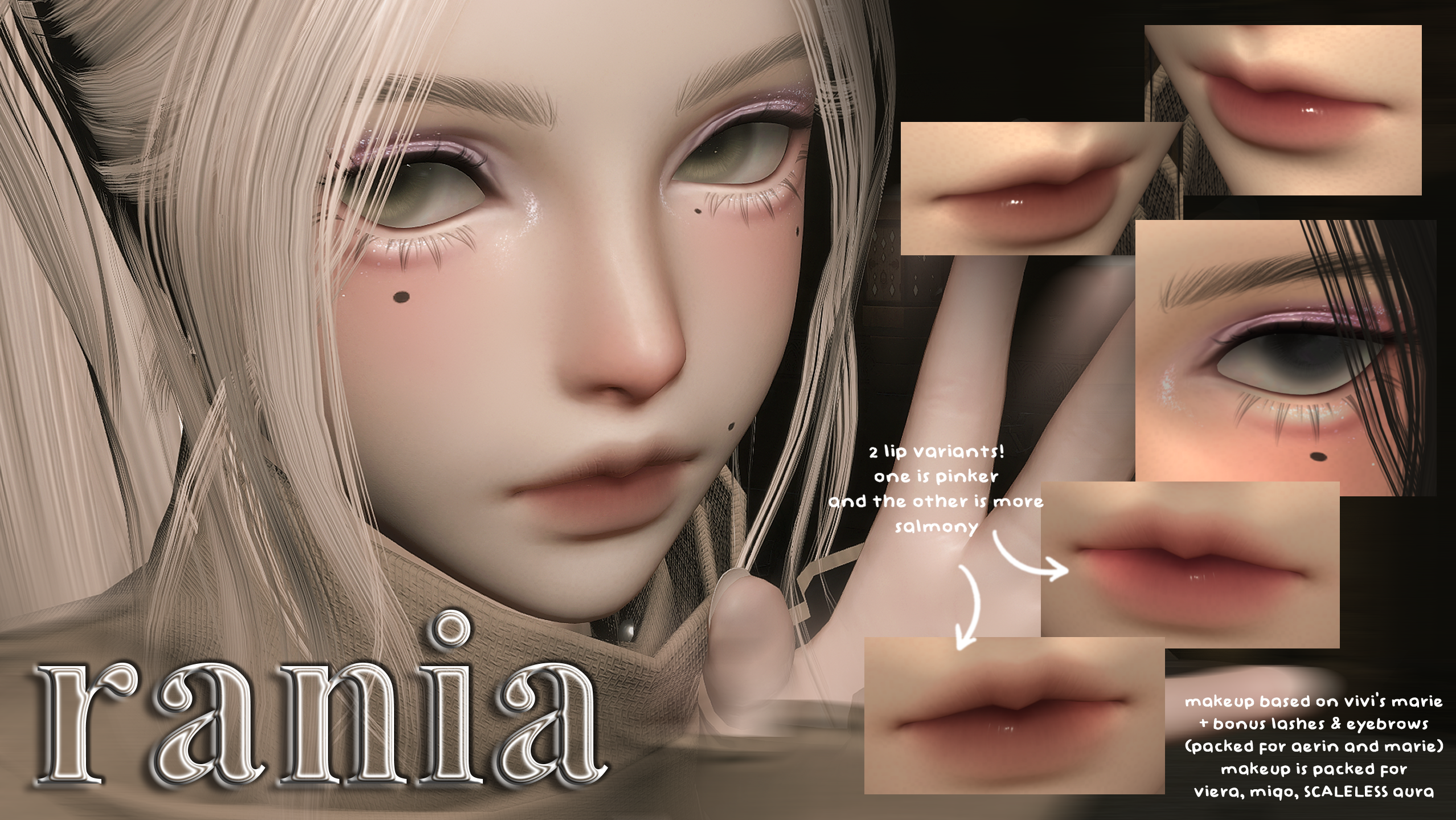 rania – makeup (+ eyelashes and eyebrows) based on vivi’s aerin – The ...