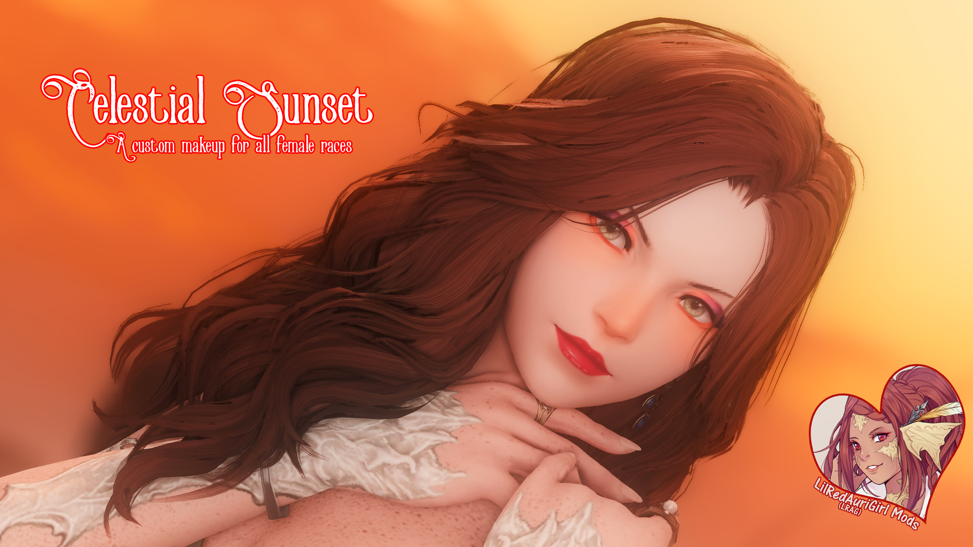 [LRAG] Celestial Sunset Makeup F - The Glamour Dresser : Final Fantasy XIV Mods and More