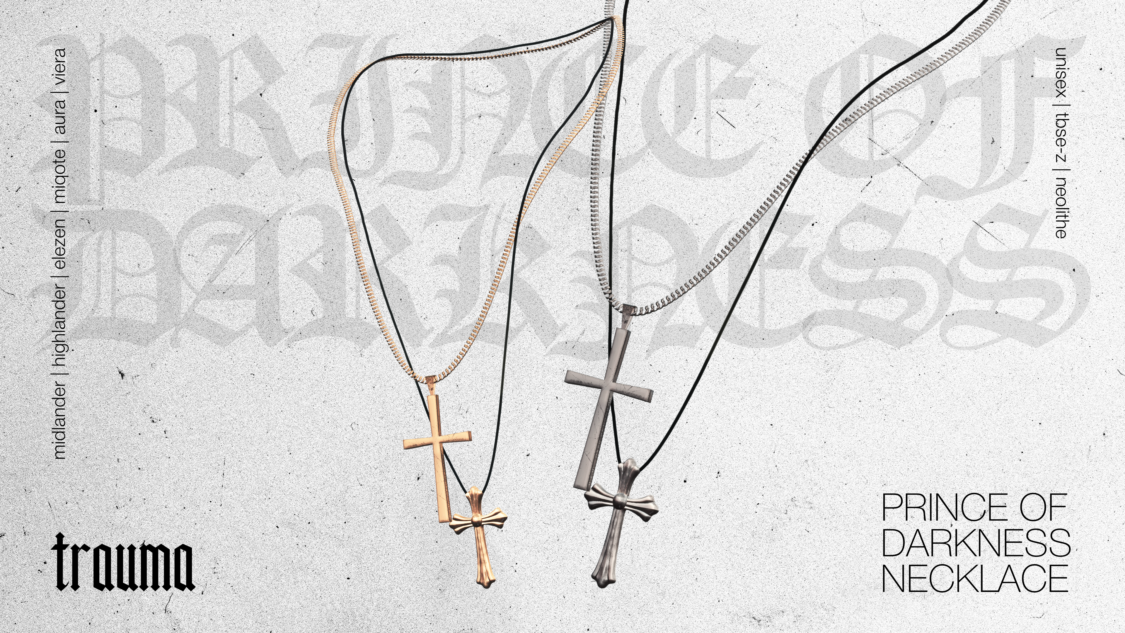 🦇Prince of Darkness Necklace [Unisex] DT - The Glamour Dresser : Final ...