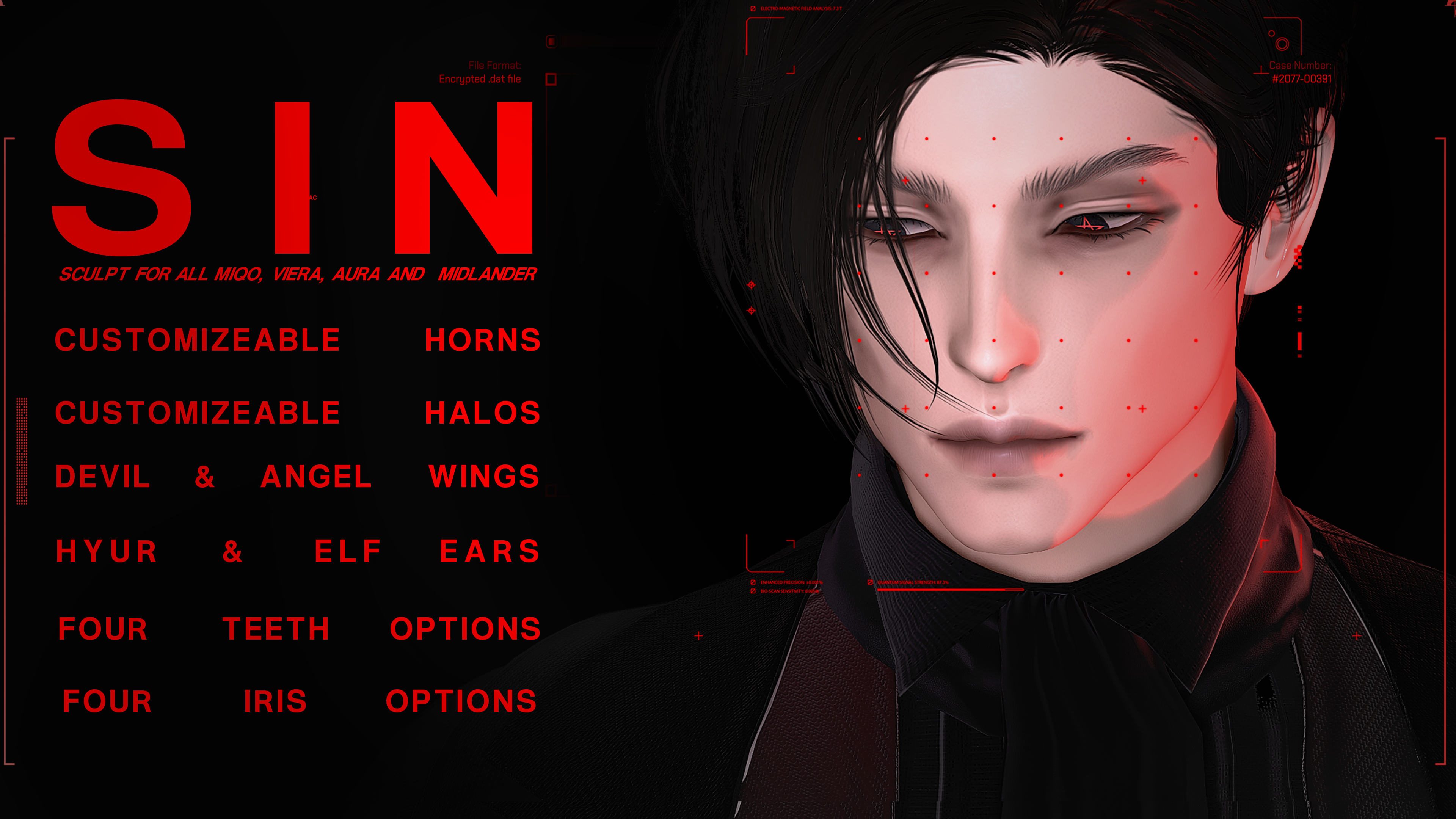 ⌞IMMORAL⌝ Sin ♱ Masc sculpt for Miqo, Viera, Midlander and Au’ra. - The ...