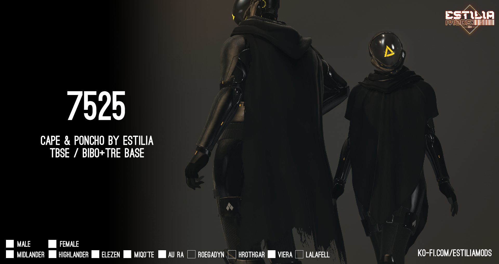 [ESTILIA] 7525 Cape & poncho 1.0.1 - The Glamour Dresser : Final ...