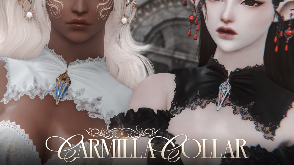 Carmilla Collar - The Glamour Dresser : Final Fantasy XIV Mods and More