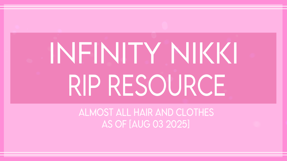 Infinity Nikki Rip Resource - The Glamour Dresser : Final Fantasy XIV ...