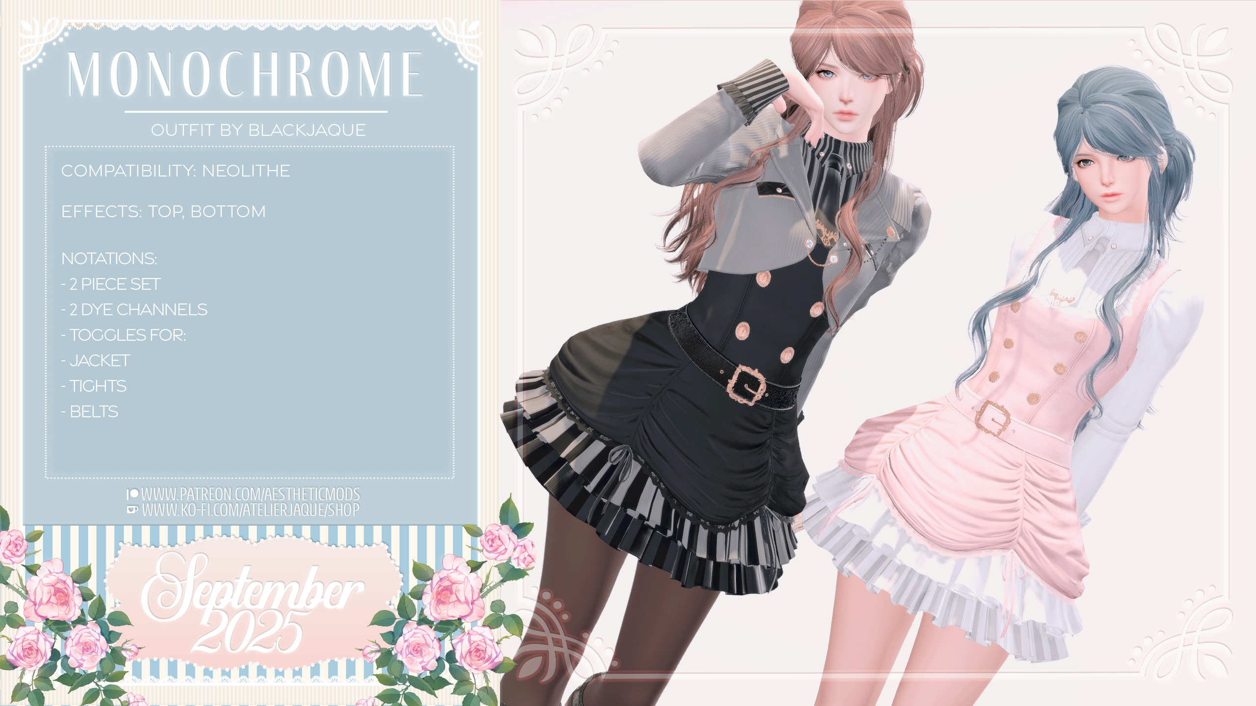 Monochrome – The Glamour Dresser