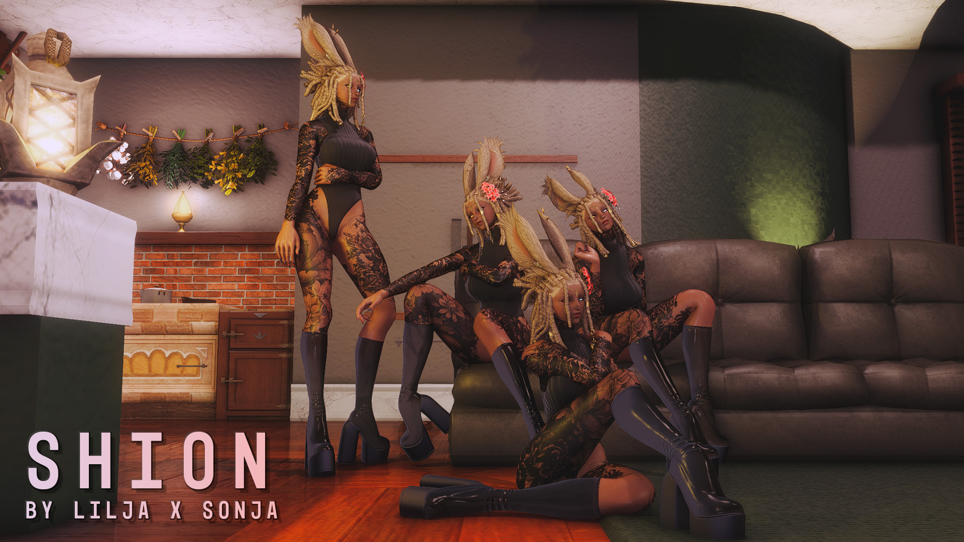 [LIL] Shion Pose Pack - The Glamour Dresser : Final Fantasy XIV Mods ...