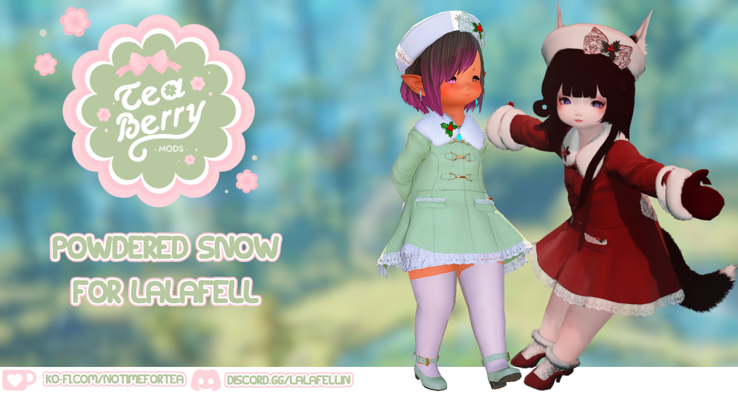 [🍀] Powdered Snow for Lalafell - The Glamour Dresser