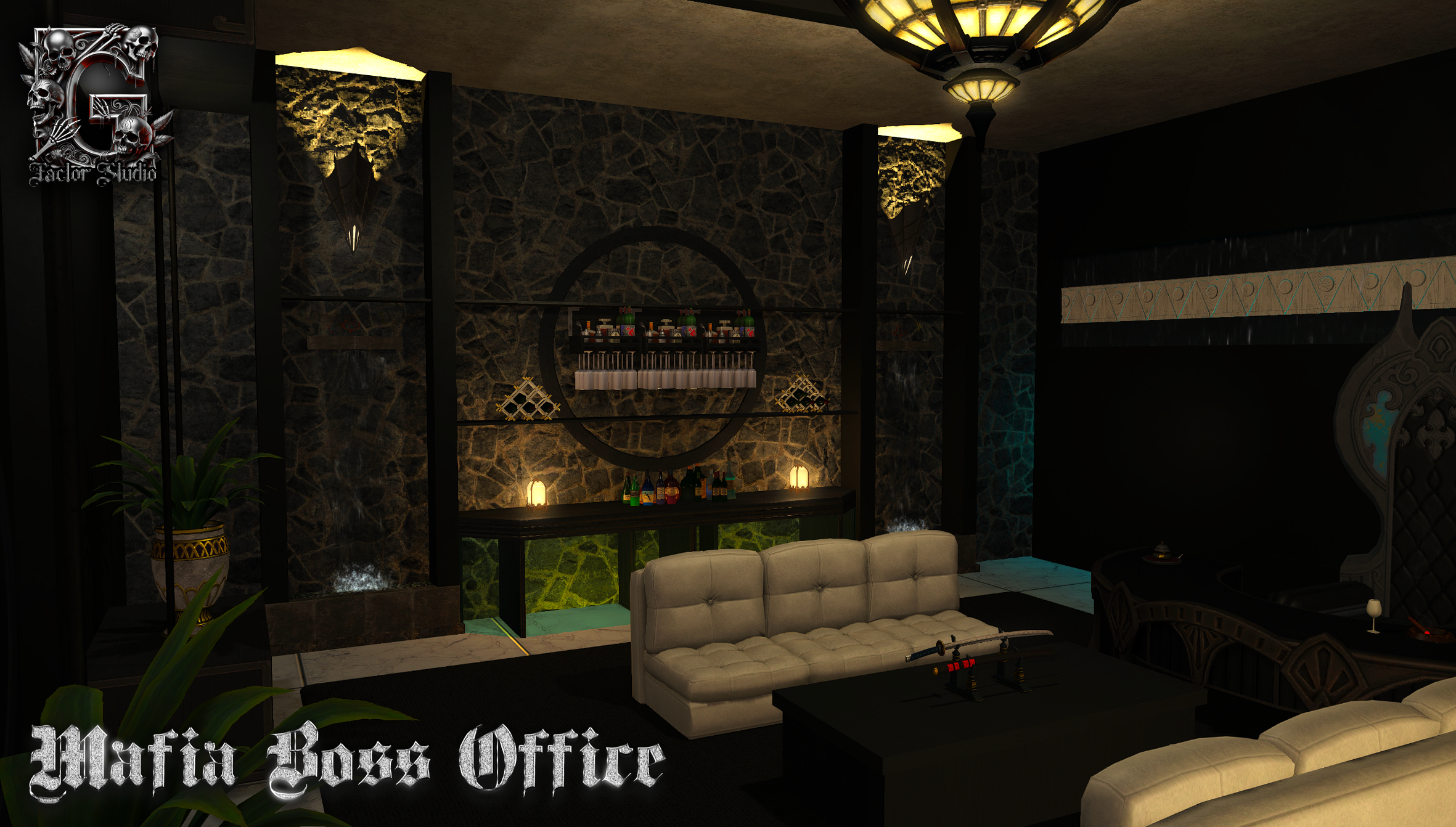 Mafia Boss Office - The Glamour Dresser